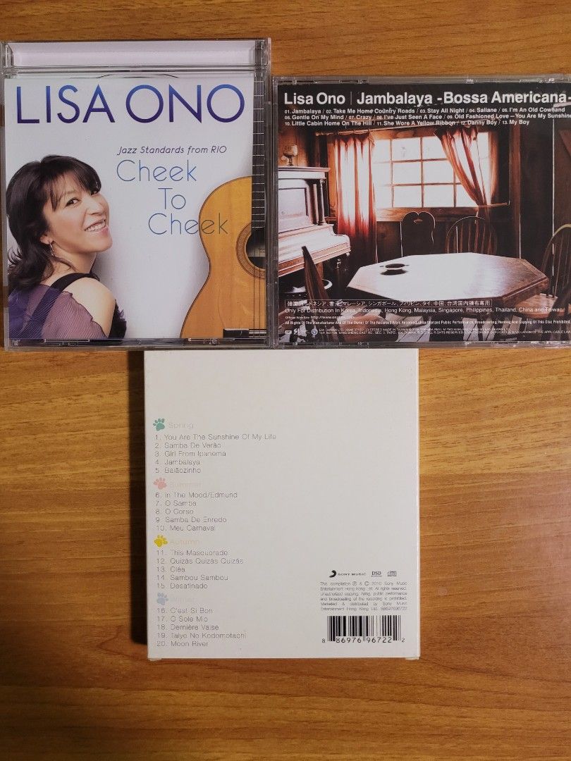 Lisa Ono cheek to cheek/Jambalaya Bossa Americana/The very best of Lisa ...