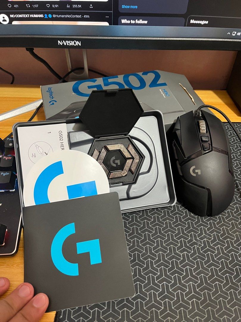 Logitech G512 Carbon w/ G502 Hero, Computers & Tech, Parts & Accessories, Computer Keyboard on ...