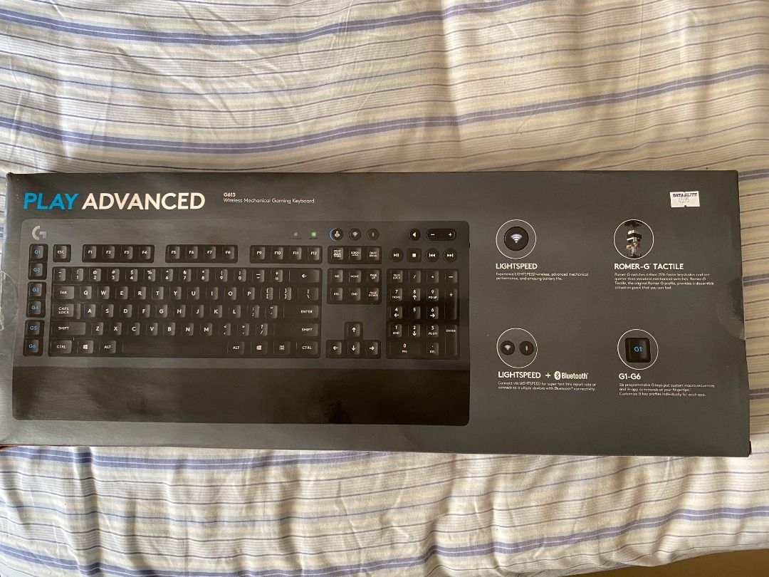 Logitech Keyboard G613 Wireless Mechanical Keyboard - 2.4Ghz ...