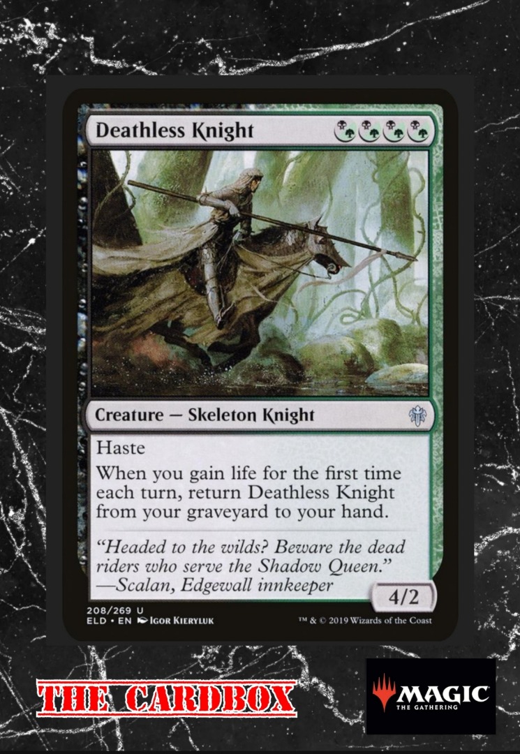 Magic The Gathering - Deathless Knight, Hobbies & Toys, Toys & Games on ...