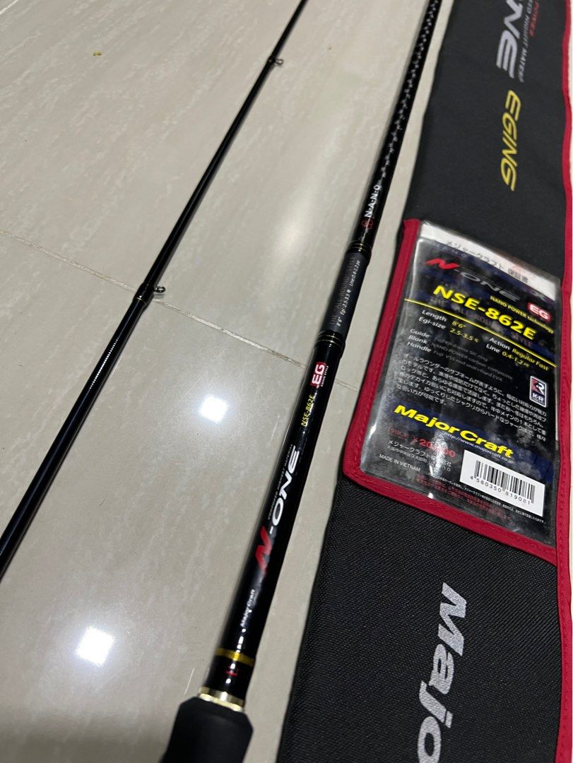Majorcraft N one spinning rod NSE862E, Sports Equipment, Fishing on Carousell