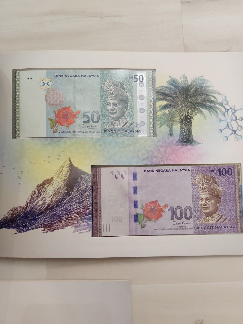 Malaysia RM1 to RM100 same Serial Number, Hobbies & Toys, Memorabilia ...