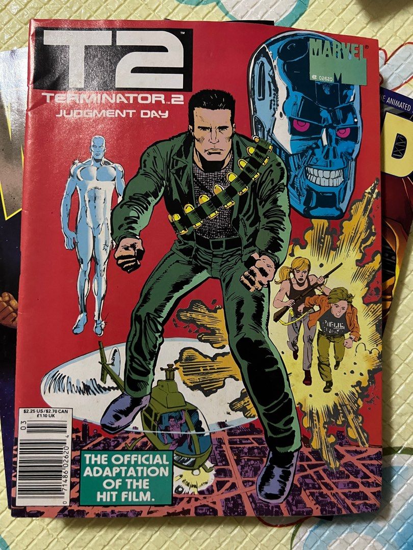 Marvel Terminator 2 comic Movie Adaptation., Hobbies & Toys, Books ...