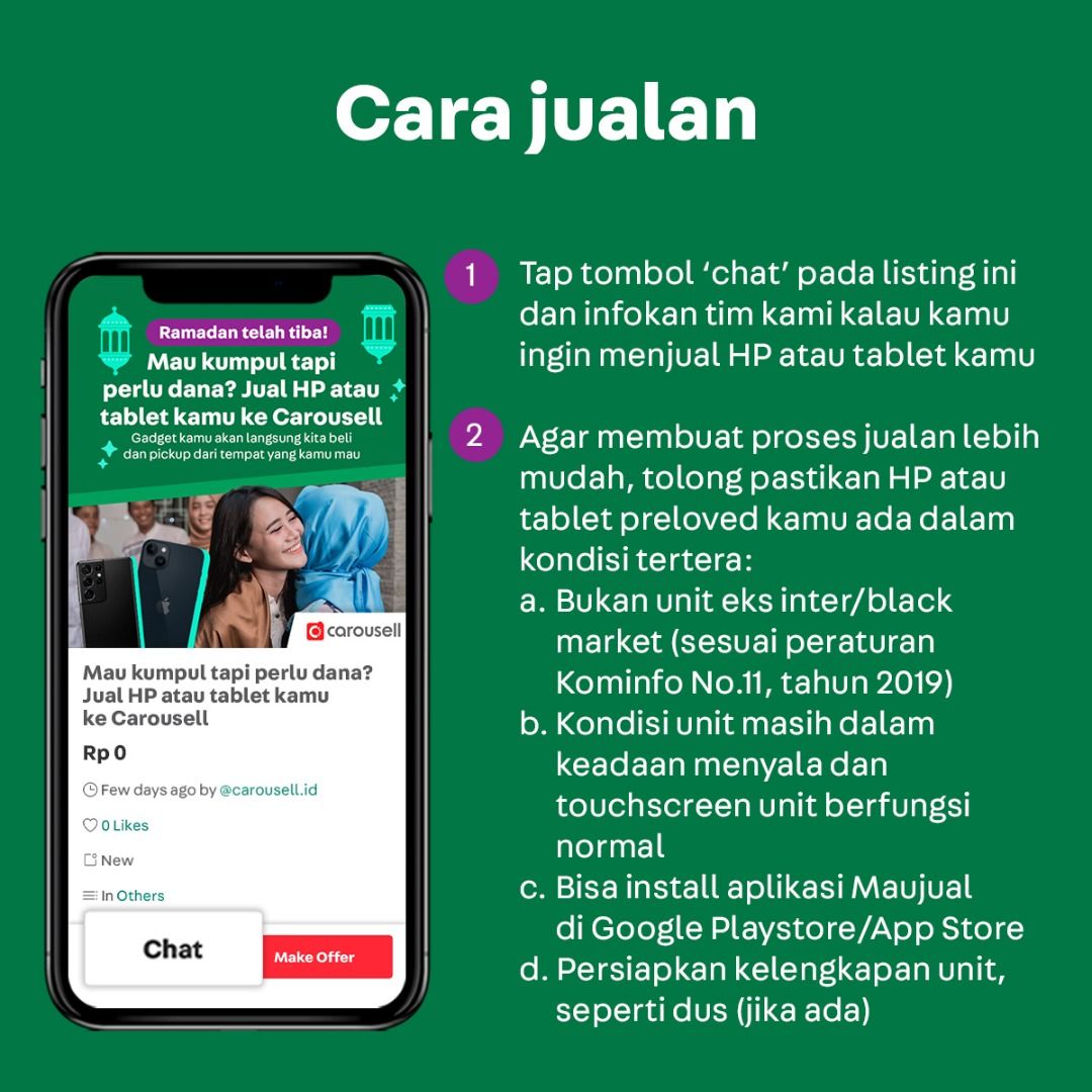 Mau kumpul tapi perlu dana? Jual HP atau tablet kamu ke Carousell, Telepon Seluler & Tablet ...