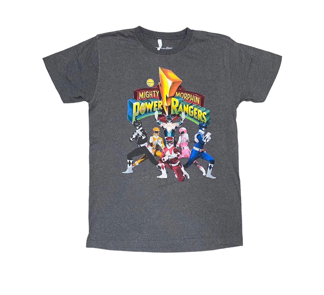 Mighty Morphin Power Rangers MMPR Tshirt, Men's Fashion, Tops & Sets ...