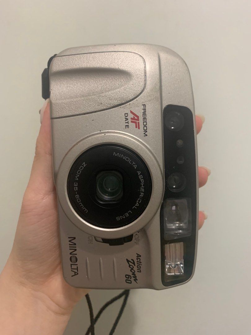minolta freedom action zoom 60 camera, 攝影器材, 相機 - Carousell