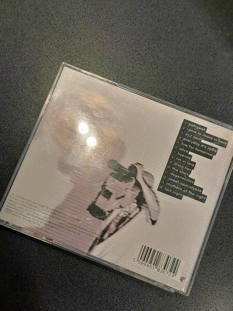 Moby - Last Night CD Album on Carousell