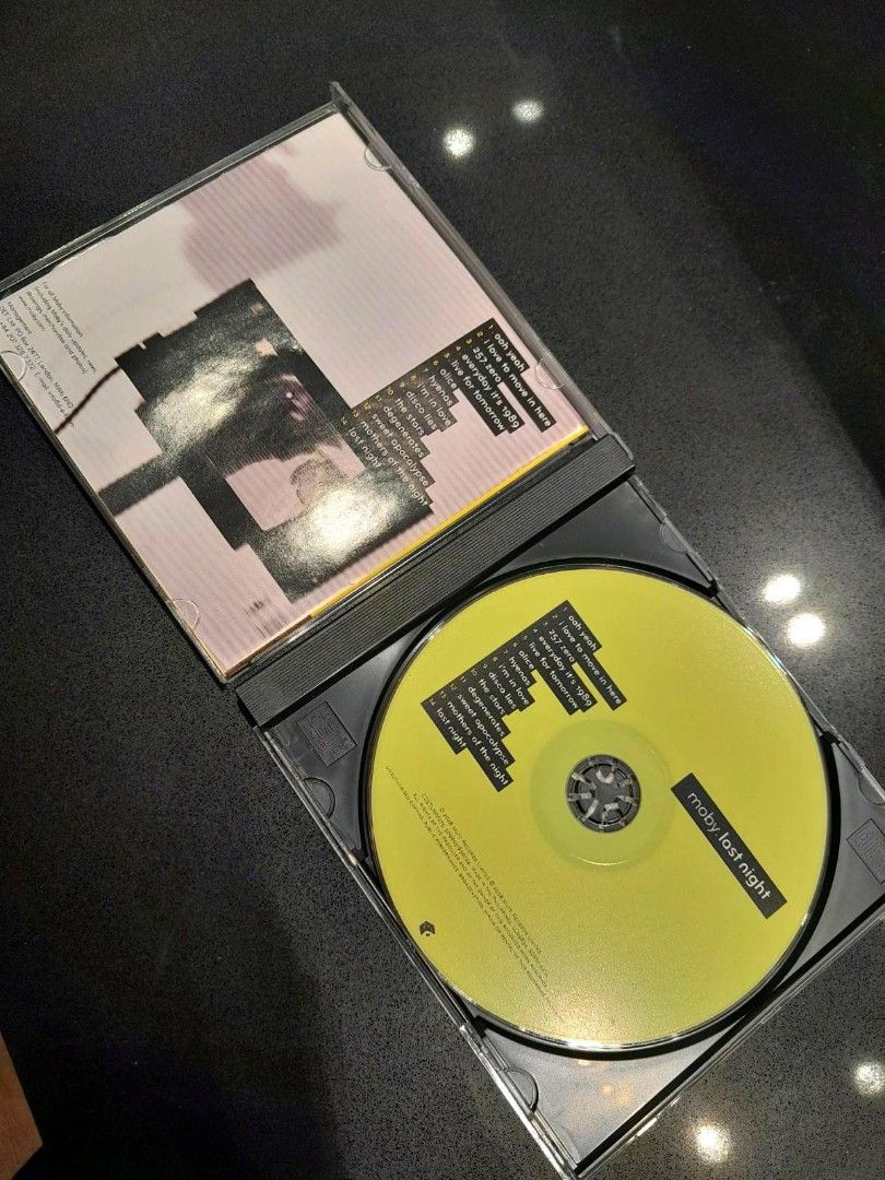 Moby - Last Night CD Album on Carousell