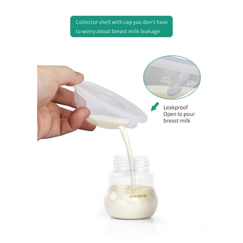 Momeasy Wearable Breastmilk collector pair with case, Babies & Kids ...