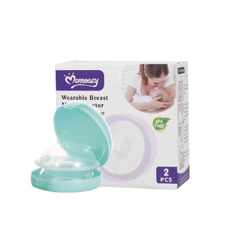 Momeasy Wearable Breastmilk collector pair with case, Babies & Kids ...
