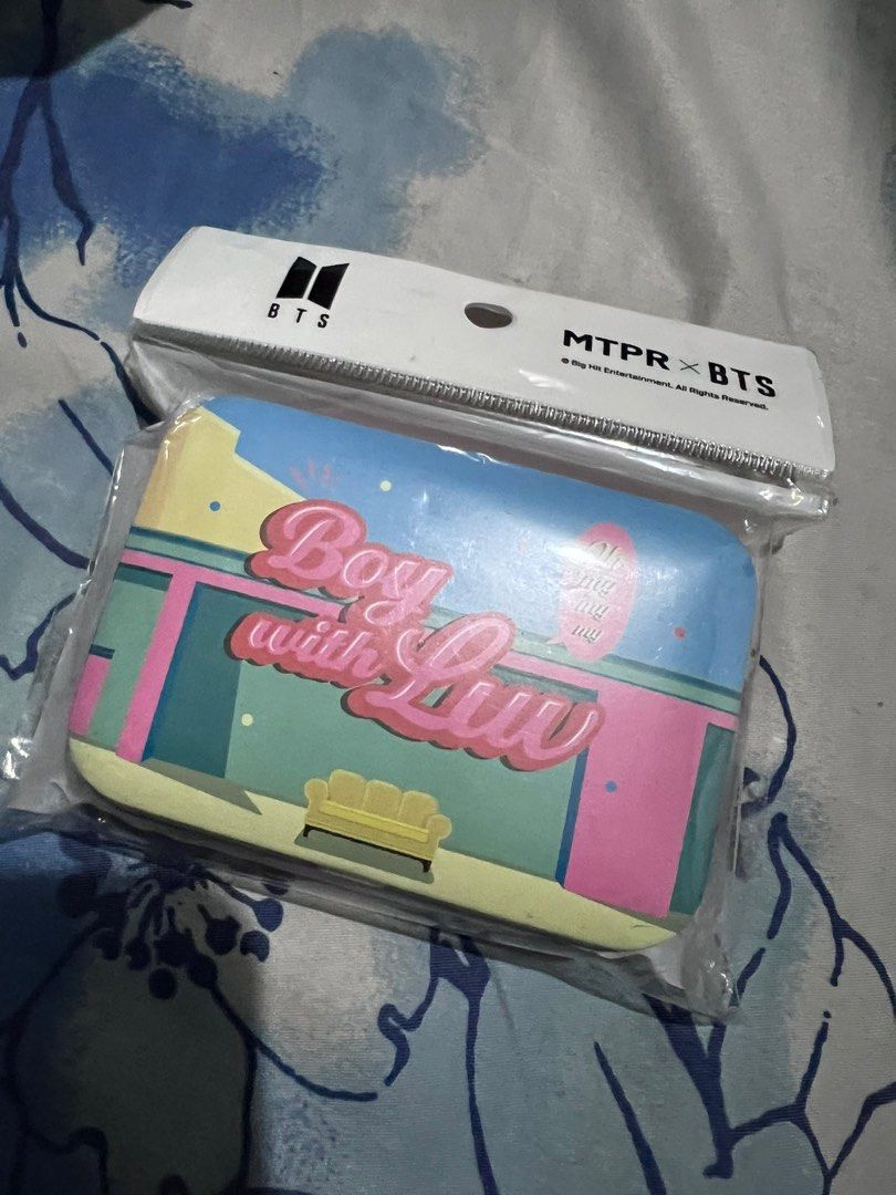 mtpr x bts boy with luv contact lens case with jungkook photocard ...
