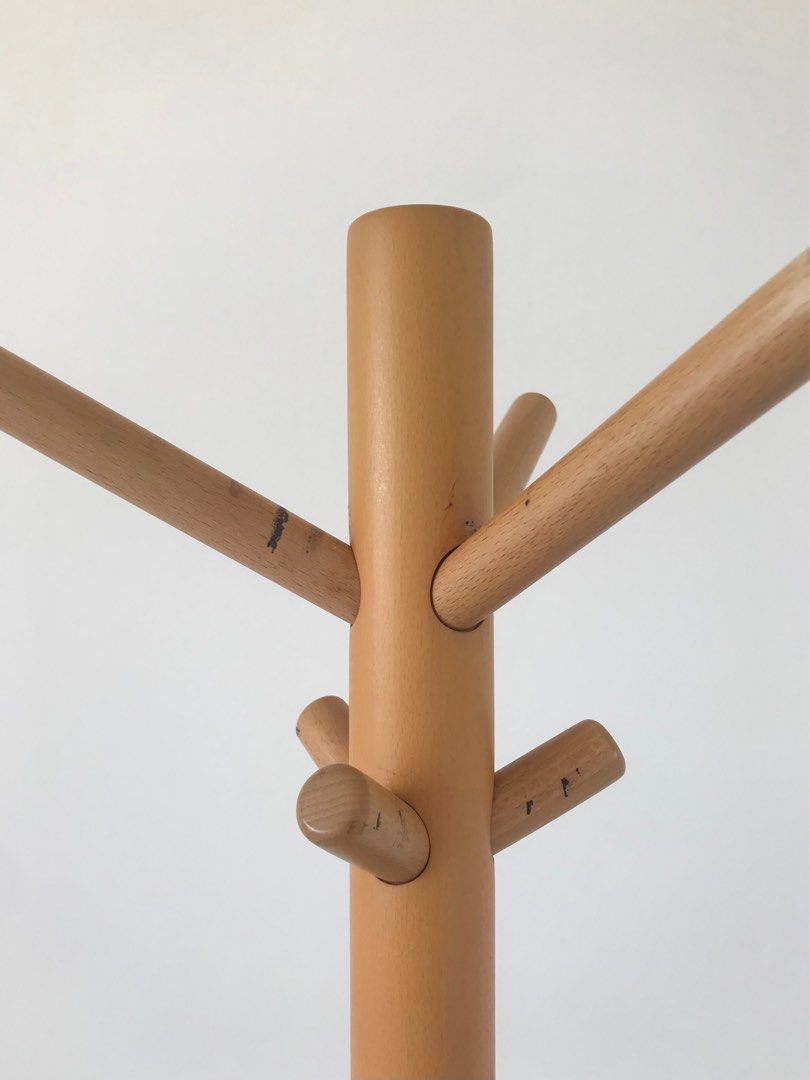 Muji Wooden Clothes Rack, Furniture & Home Living, Furniture, Shelves ...