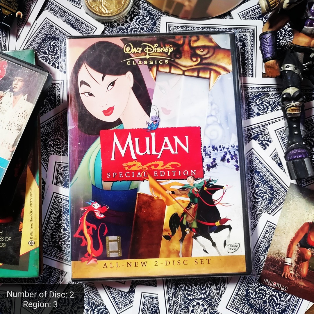 Mulan DVD Movie Original DVD Movies DVDs Movie For Sale Foreign Films ...