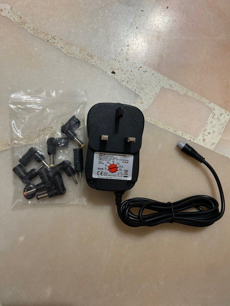 multi voltage AC adapter, Computers & Tech, Parts & Accessories, Cables ...