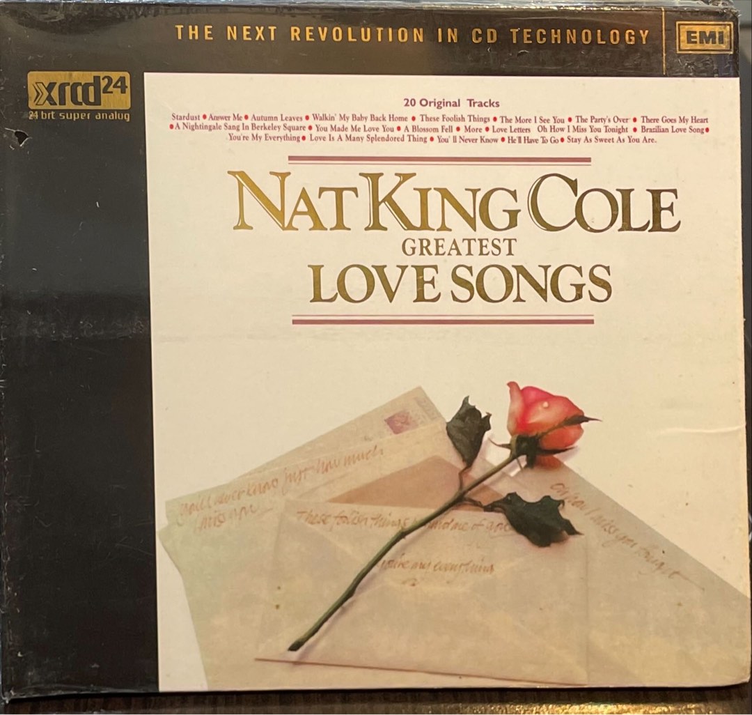 NAT KING COLE: GREATEST LOVE SONGS (XRCD24), Hobbies & Toys, Music ...