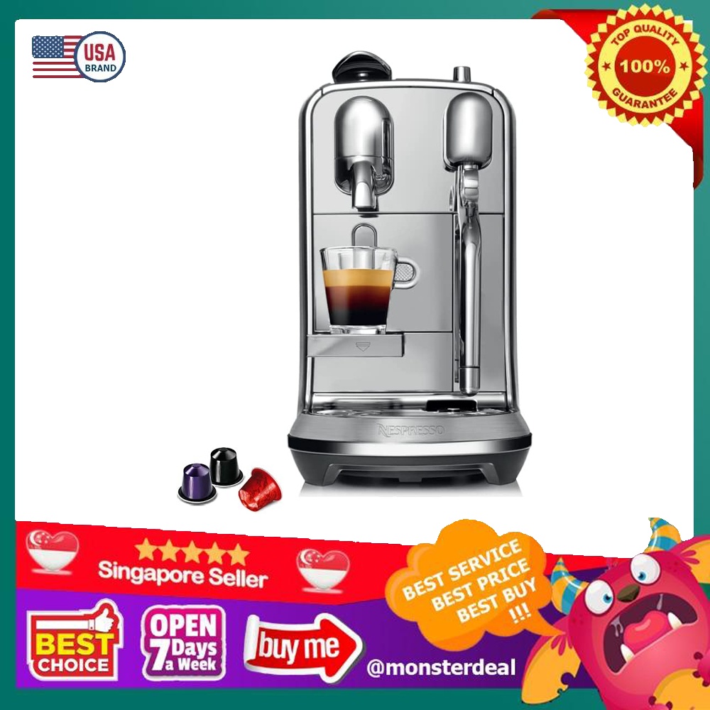 Nespresso Creatista Plus Coffee Machine, Stainless Steel,Silver, TV ...