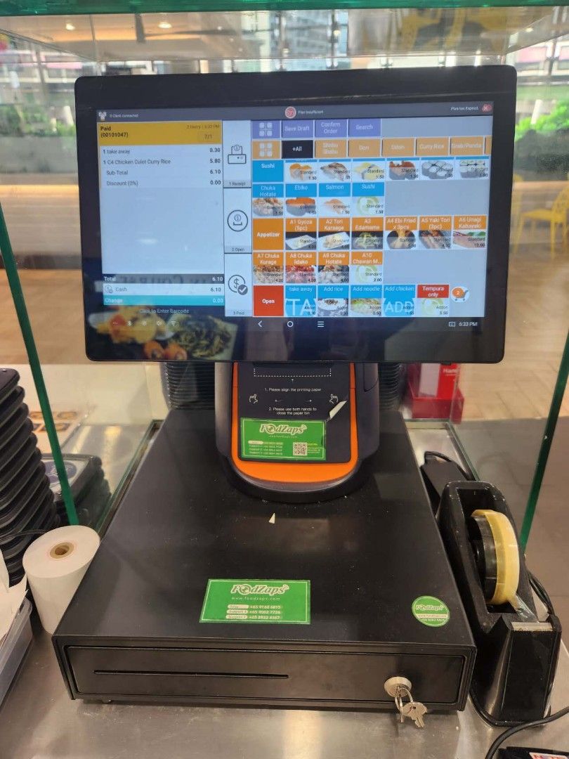 New restaurant POS machine, Computers & Tech, Office & Business ...