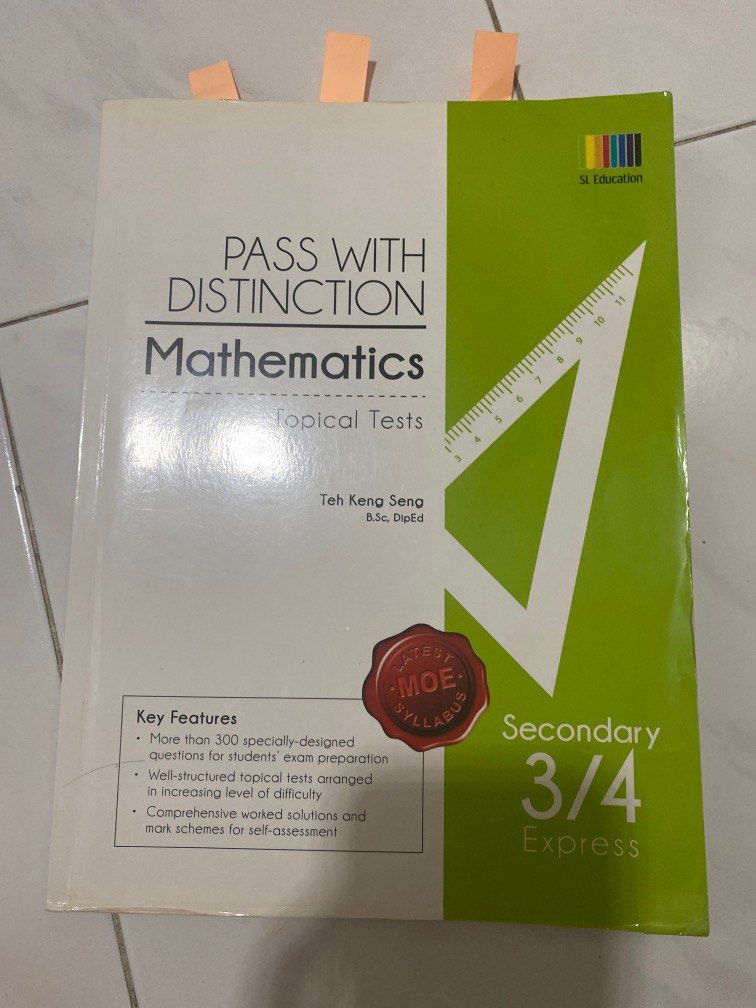 (O level) Pass with Distinction Math, Hobbies & Toys, Books & Magazines, Assessment Books on ...