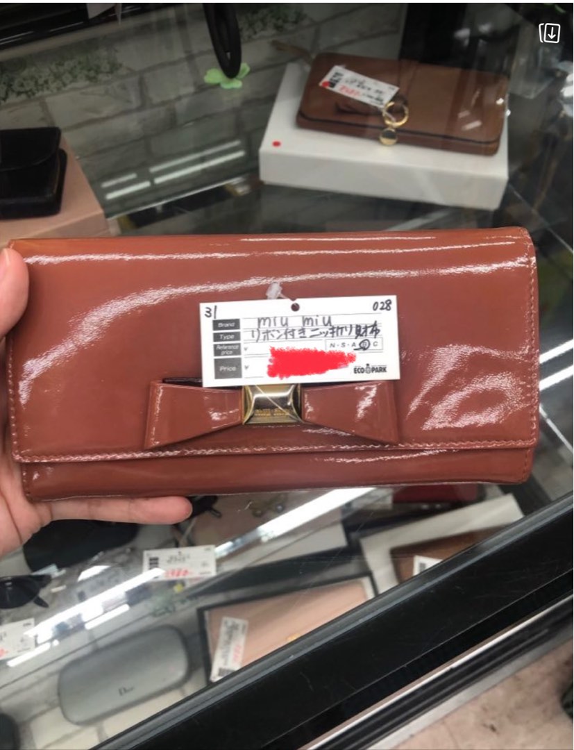 Original Miu Miu Long Wallet JP 2nd hand negotiable, Women's Fashion, Bags & Wallets, Purses ...
