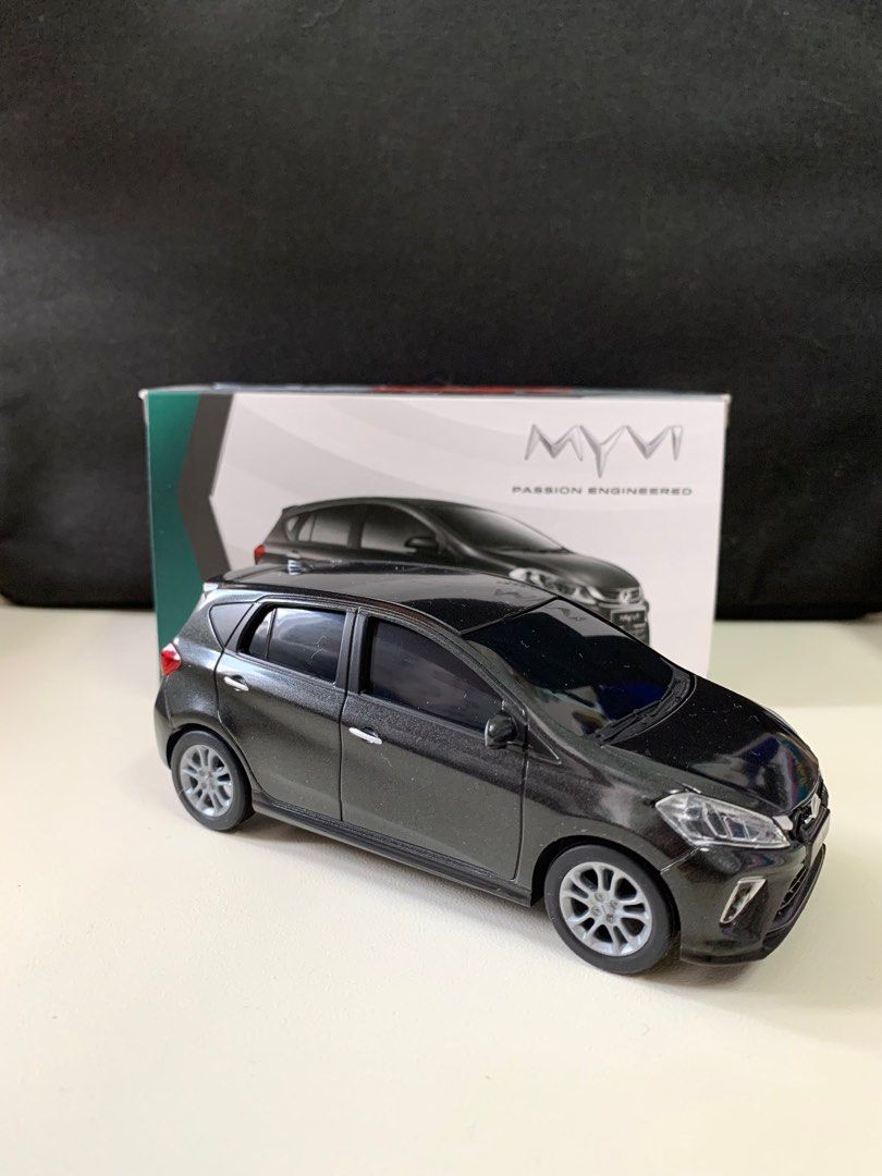 Original Perodua Black Miniature Toy Car Myvi Automatic, Hobbies & Toys ...