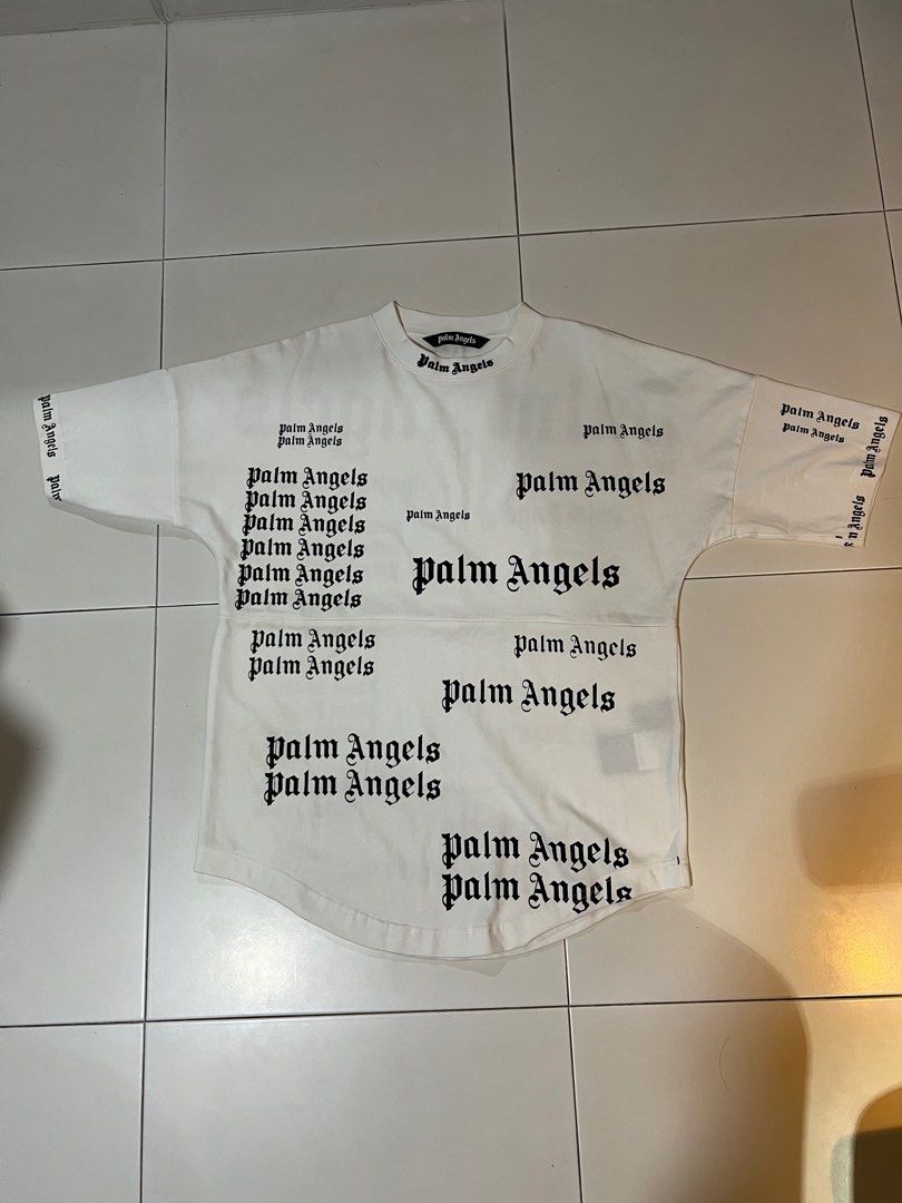 Palm Angels Ultra Logo Tee, Men's Fashion, Tops & Sets, Tshirts & Polo ...