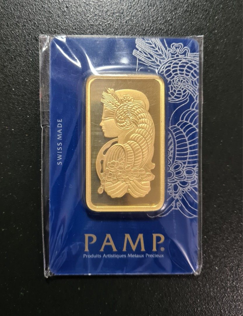 Pamp 100g 24K fine gold bar., Hobbies & Toys, Memorabilia ...