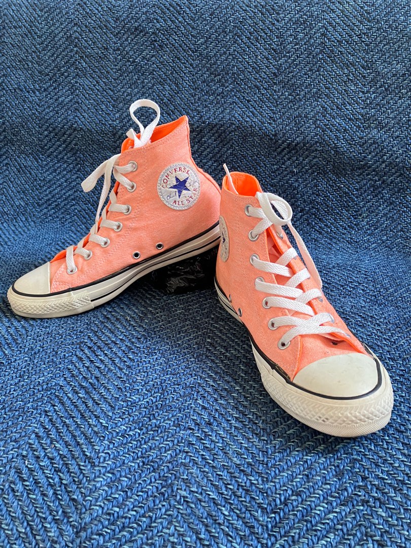 Peach Converse on Carousell