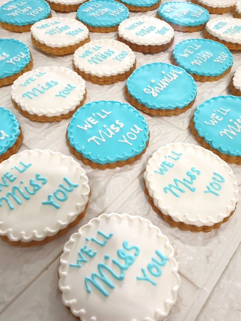 Personalised Wording Icing Cookies, Food & Drinks, Homemade Bakes on ...