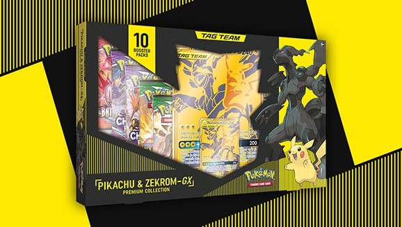Pikachu & Zekrom GX Premium Collection Box, Hobbies & Toys, Toys & Games on Carousell