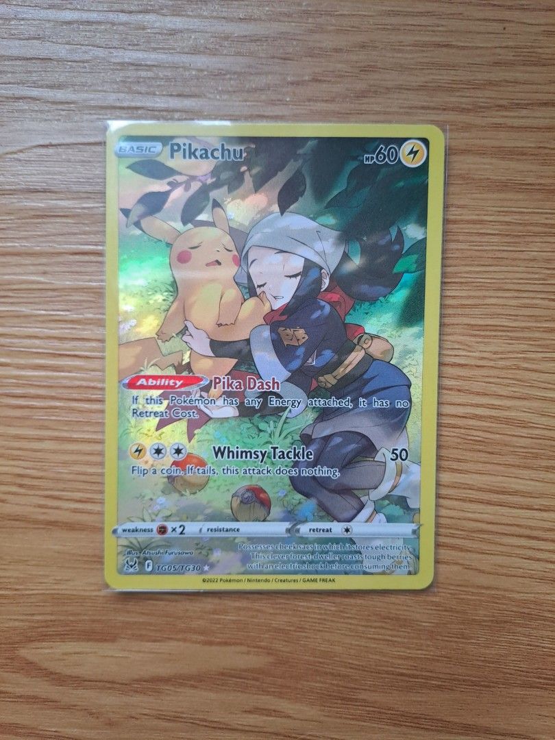 Pikachu TG Trainer Gallery LO Lost Origin Pokemon Card, Hobbies & Toys ...
