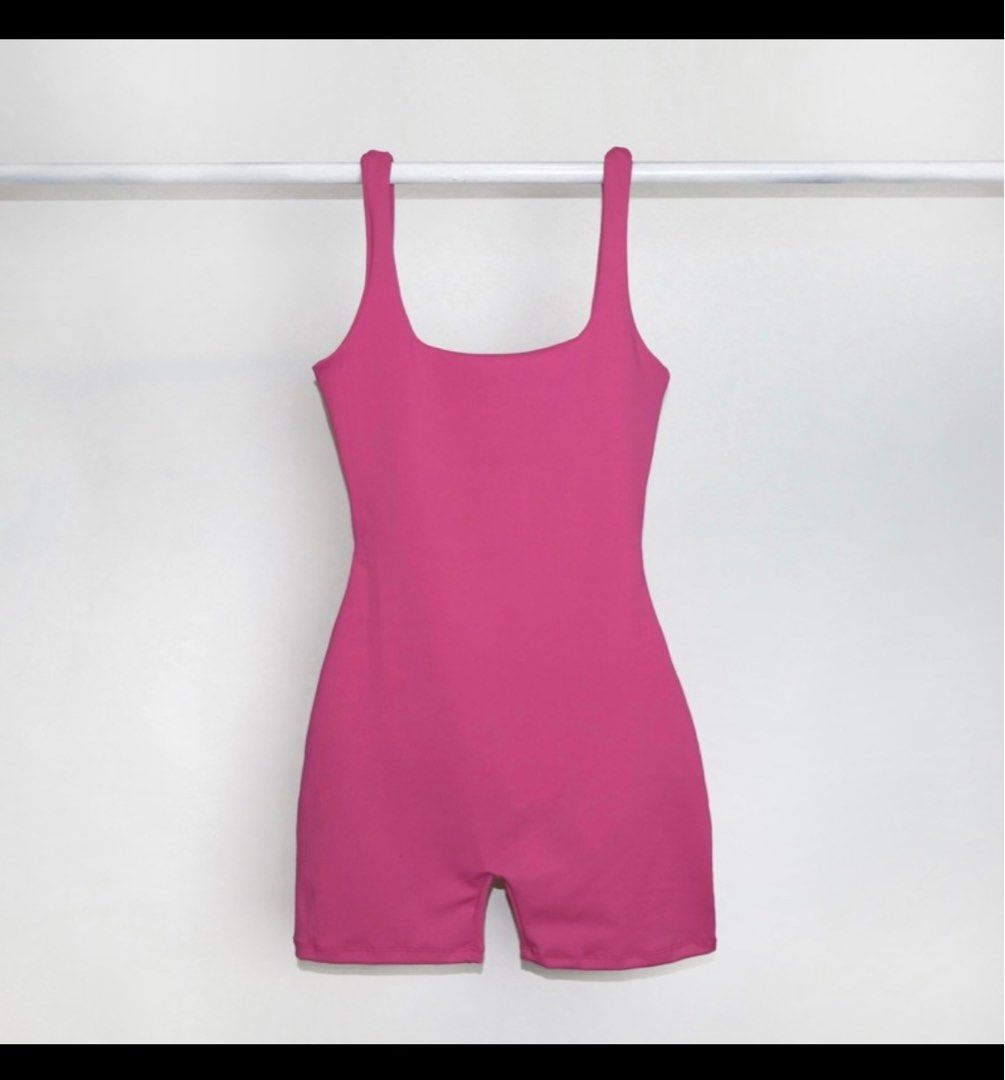 Pink Unitard Bodysuit on Carousell