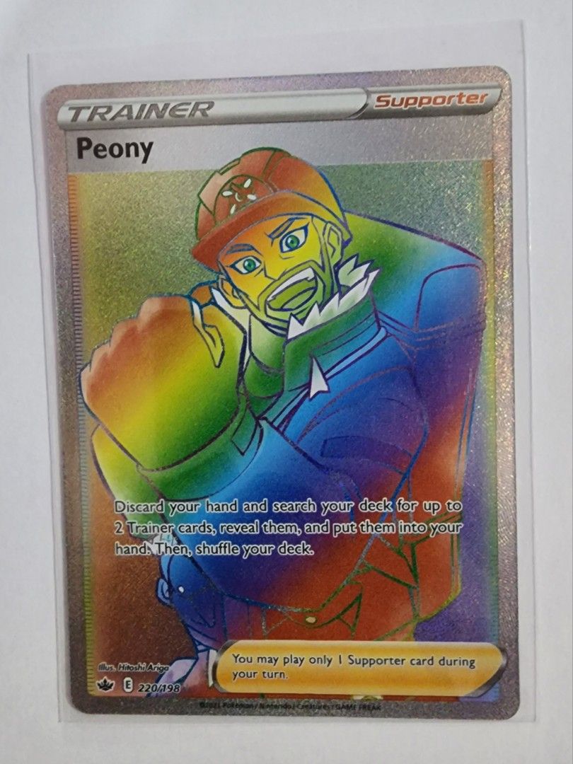 Pokemon TCG Cards : Rainbow Trainer ( Peony / Serena ), Hobbies & Toys ...