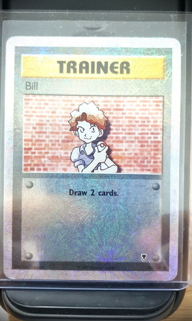 Pokemon trainer bill legendary reve holo 108/110, Hobbies & Toys ...