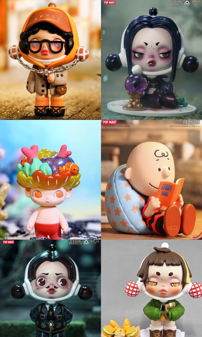 Popmart Skullpanda Dimoo Flying Dong Dong Minico, Hobbies & Toys, Toys ...