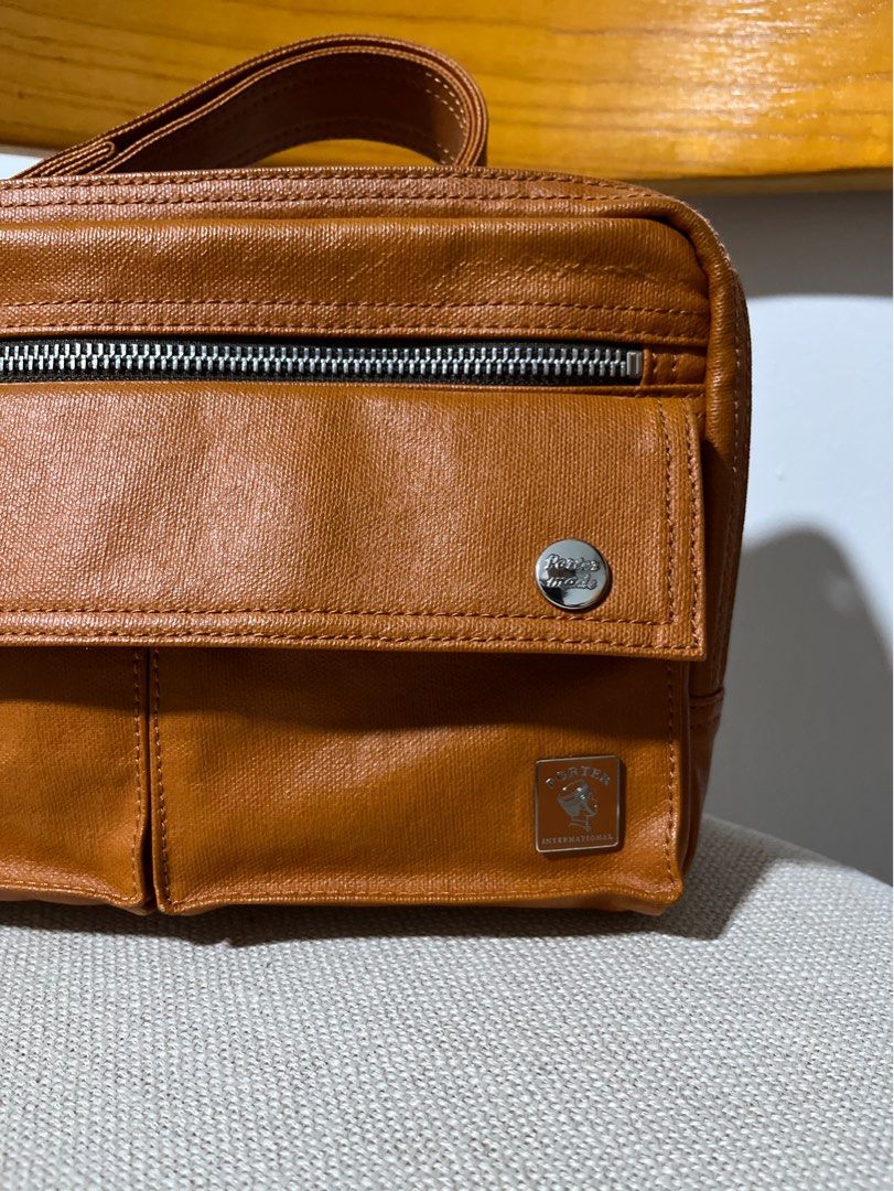 Porter International Camel Milky Plus Sling Bag, Men's Fashion, Bags ...