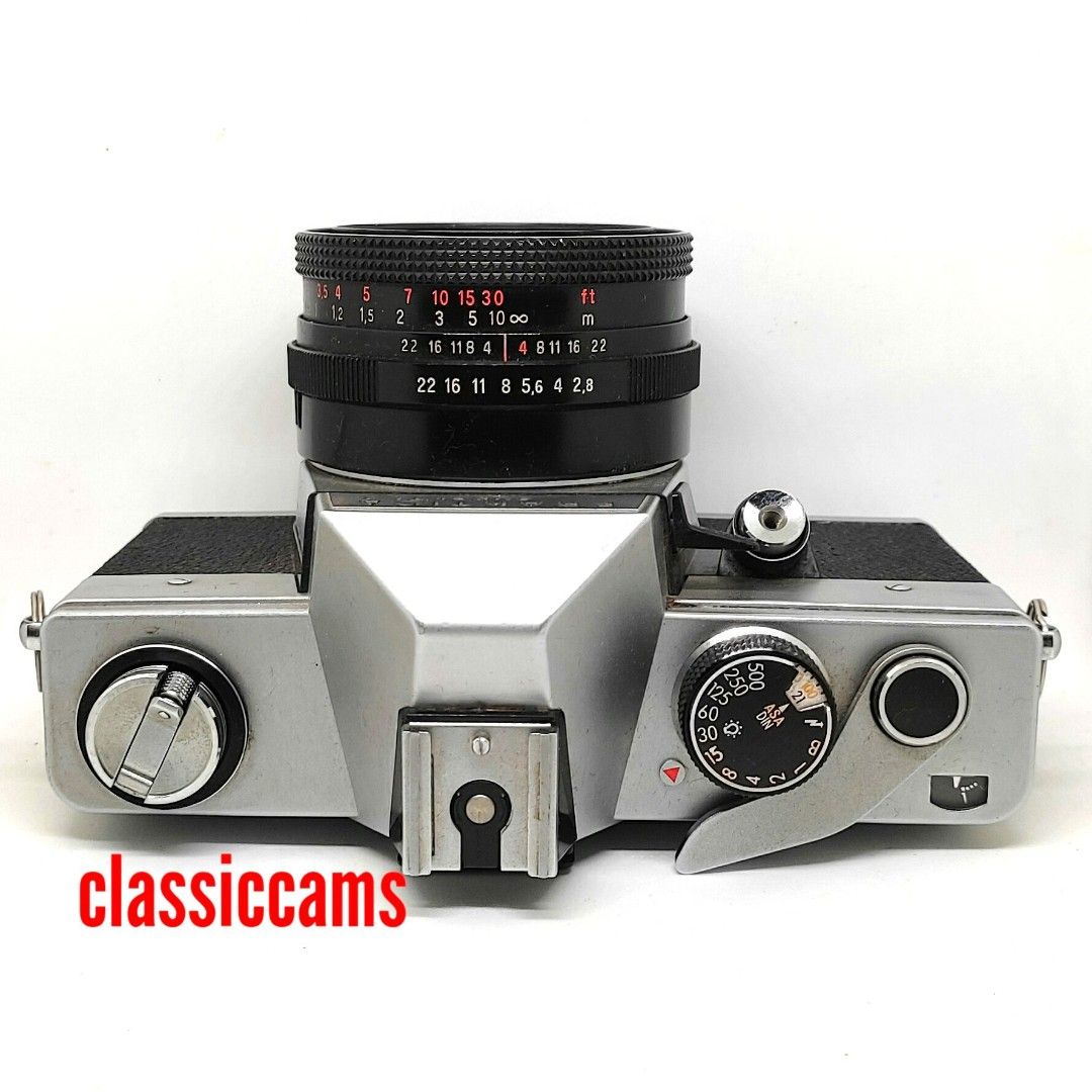 Praktica Super TL2 Mechanical SLR Film Camera with Aus Jena (Carl Zeiss) 50mm Prime Lens ...