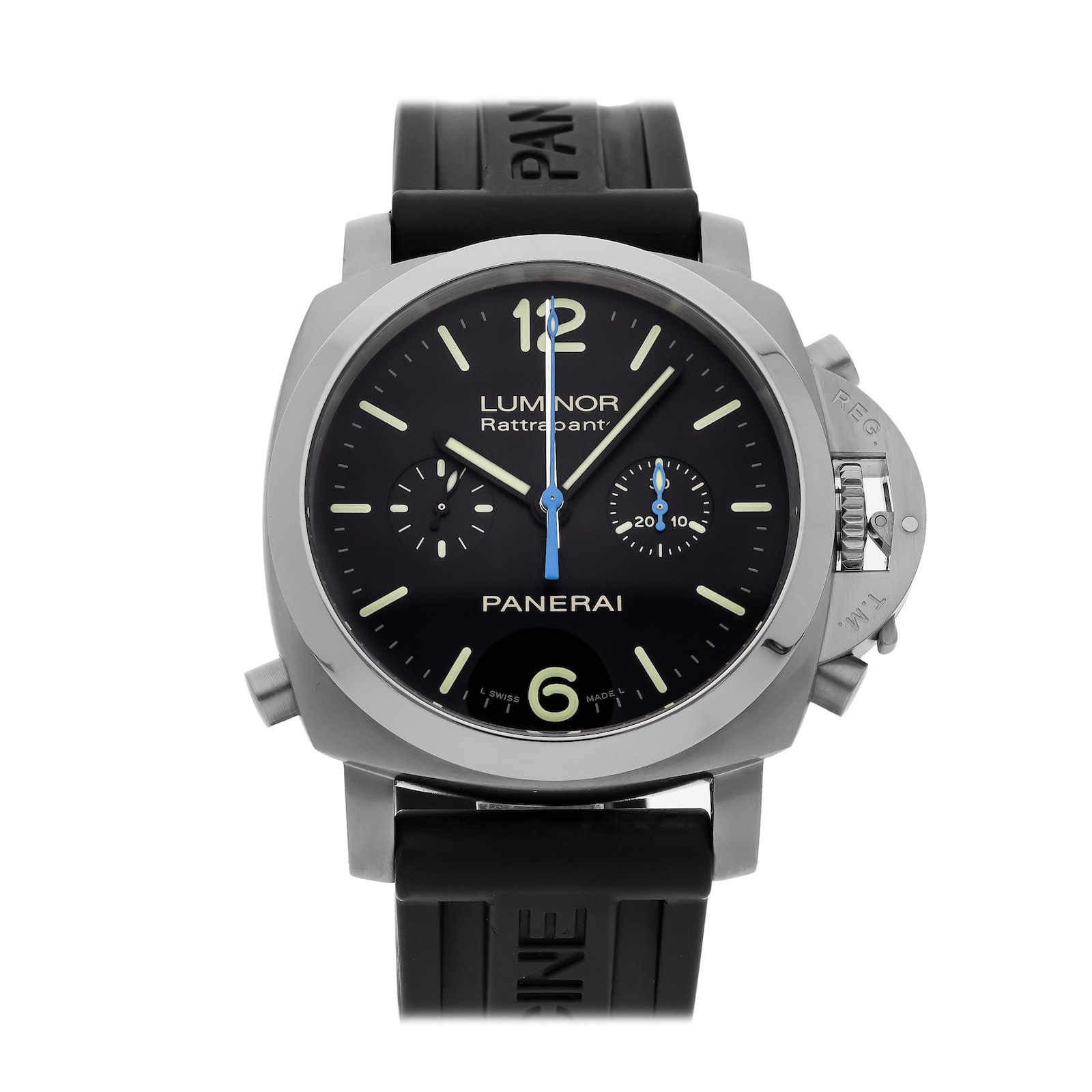 Pre-Owned Panerai Luminor 1950 Chronograph Rattrapante PAM 3, Luxury ...