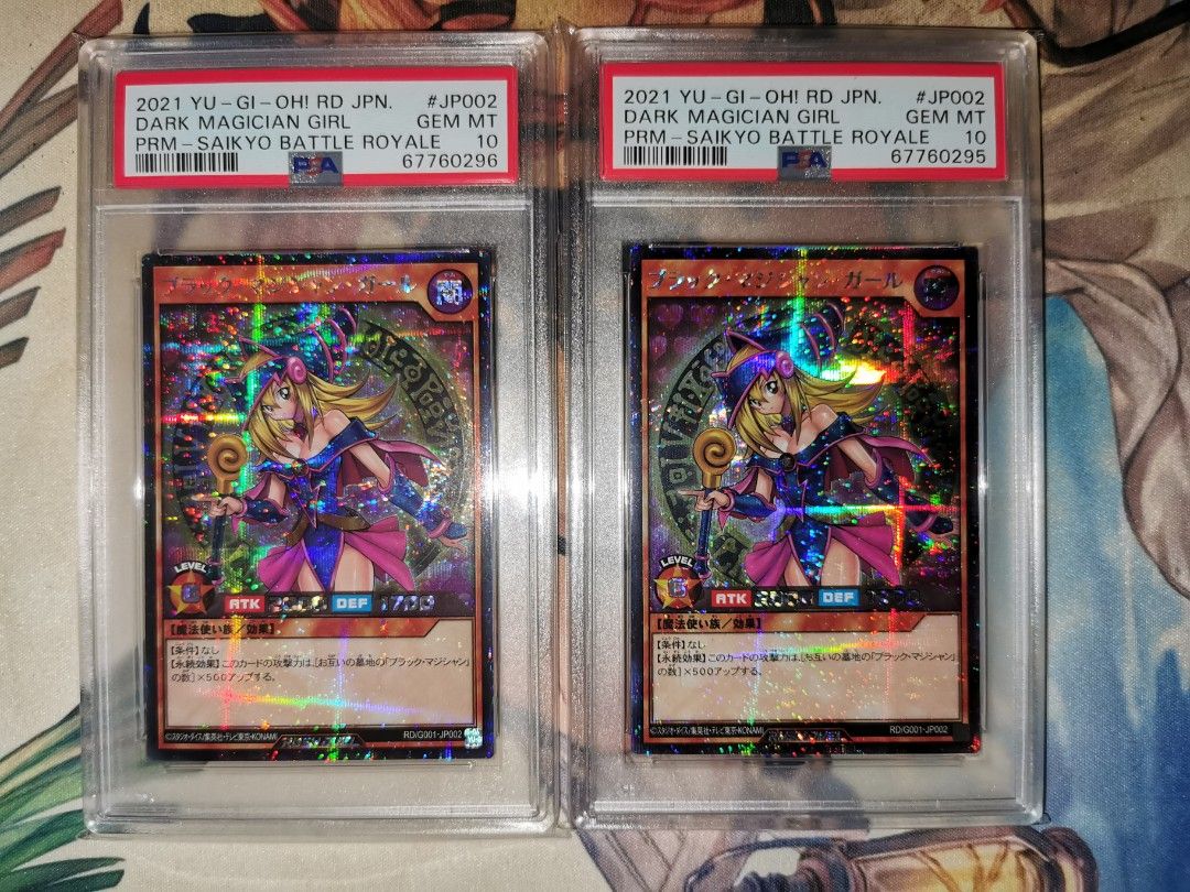 PSA 10 Yugioh Rush Duel Dark Magician Girl RD/G001-JP002, Hobbies & Toys, Toys & Games on Carousell