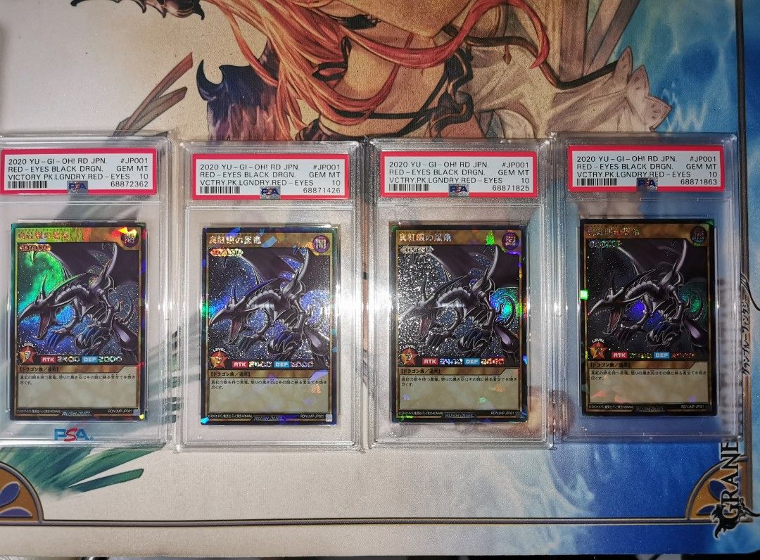 PSA 10 Yugioh Rush Duel RD-VJMP-JP001 Red Eyes Black Dragon, Hobbies & Toys, Toys & Games on ...