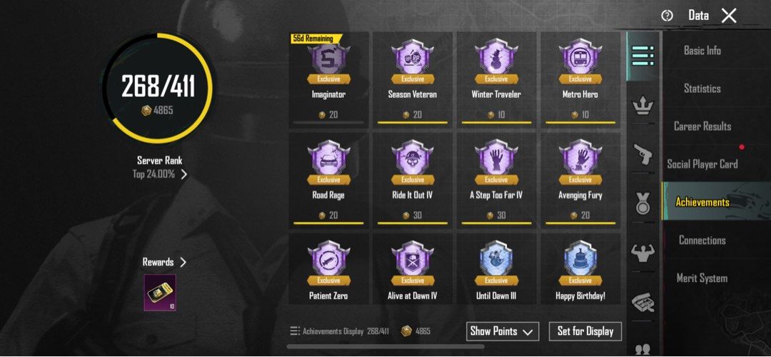 Pubg account level 68, Video Gaming, Video Games, Others on Carousell