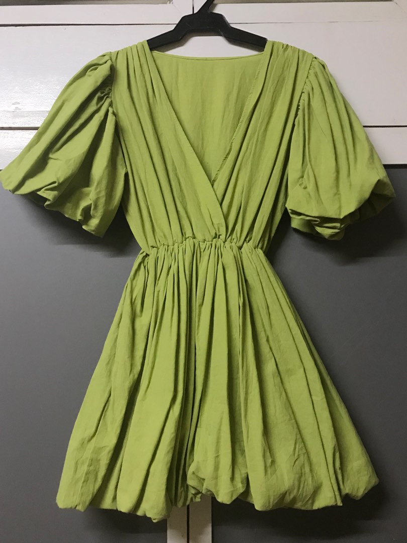 Puff sleeve puffball dress, Women's Fashion, Dresses & Sets, Dresses on ...