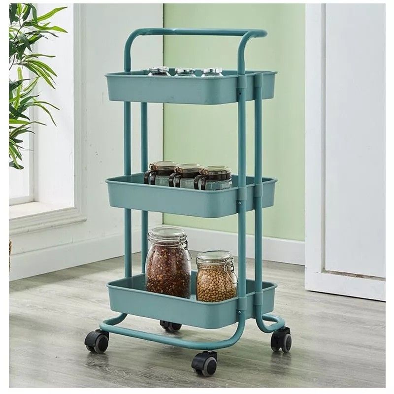 RAK 3 TINGKAT (RODA) NEW, Furniture & Home Living, Home Decor, Other ...