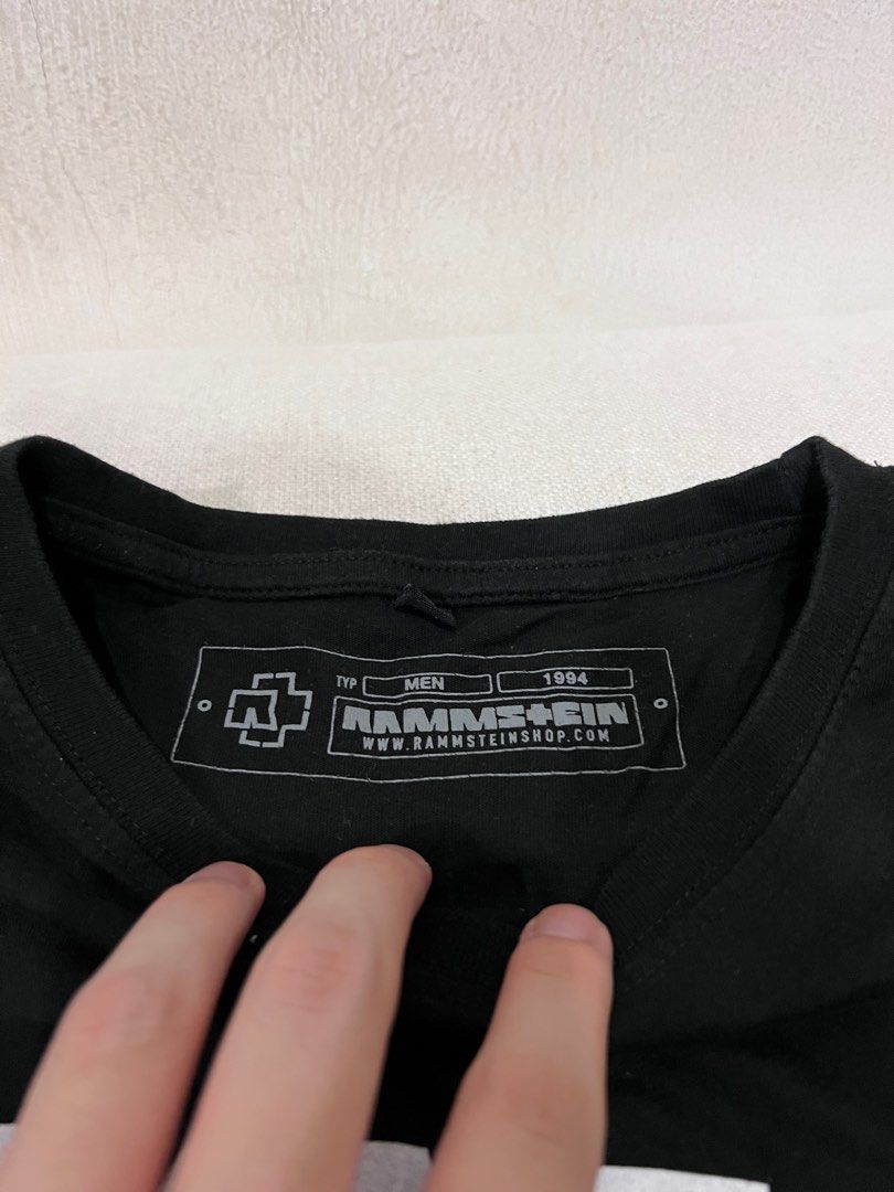 RAMMSTEIN OFFICAL MERCH TEE, Men's Fashion, Tops & Sets, Tshirts & Polo ...