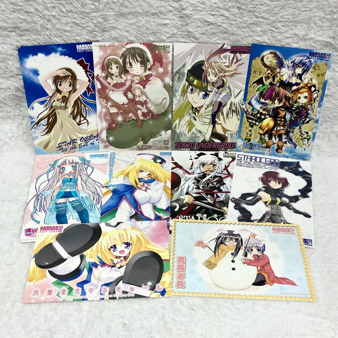 Random Anime Gangan Powered Postcard Anime Merch Japan (₱25 each) on ...