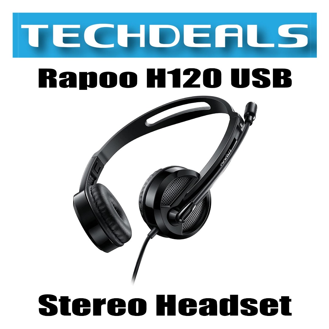 Rapoo H120 USB Stereo Headset, Computers & Tech, Parts & Accessories ...