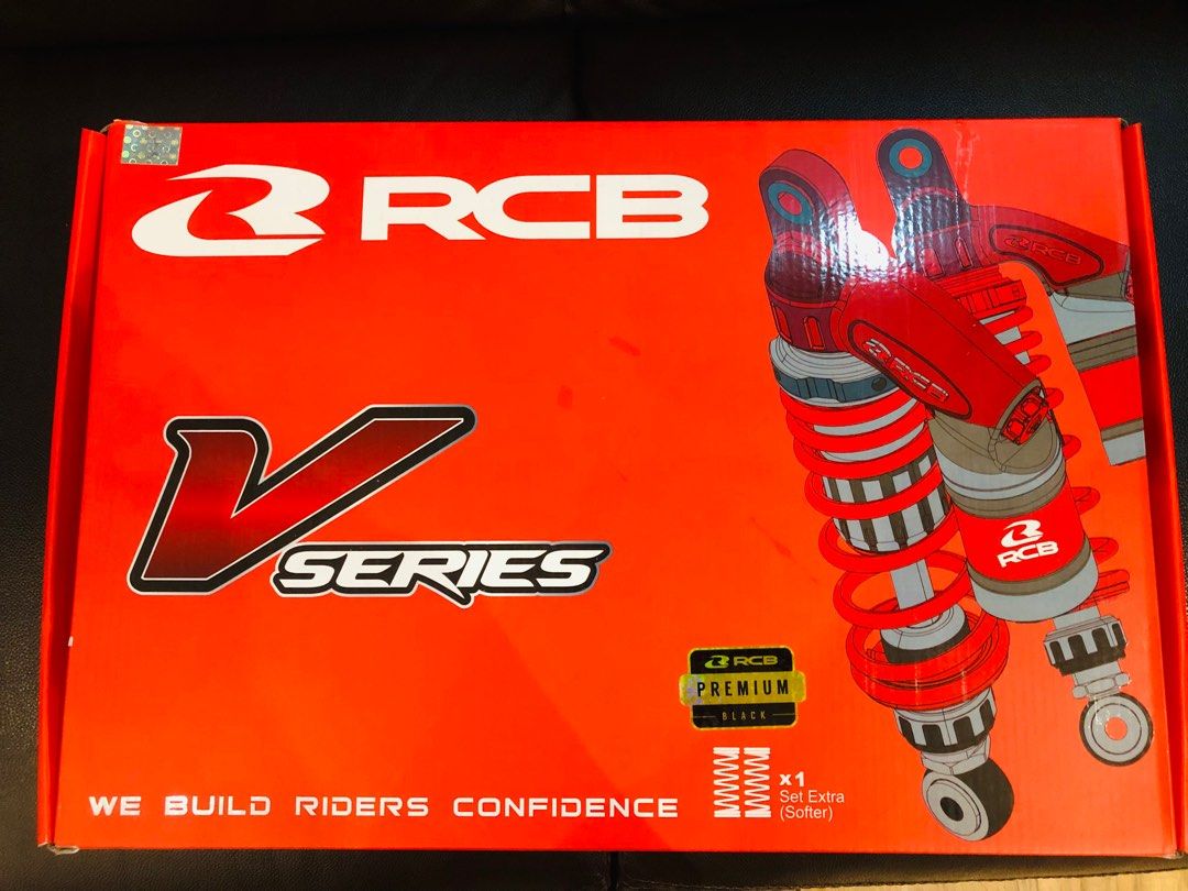 RCB VD Series Premium Black Gold Edition Rear Shock Absorber Xmax 300 ...