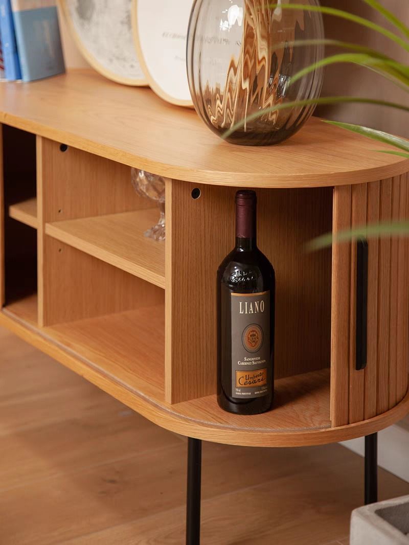 REVER Japandi Solid Wood TV Console, Furniture & Home Living, Furniture ...