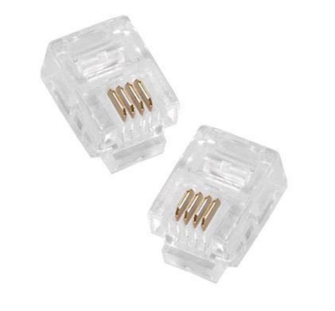 RJ11 Telephone Crystal Jack / Head, Computers & Tech, Parts ...