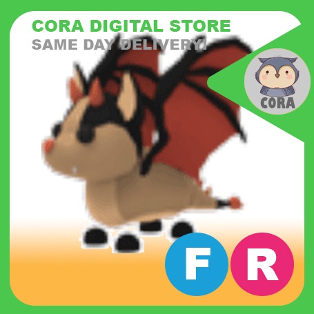 Roblox Adopt Me BAT DRAGON FR Fly Ride, Video Gaming, Video Games ...