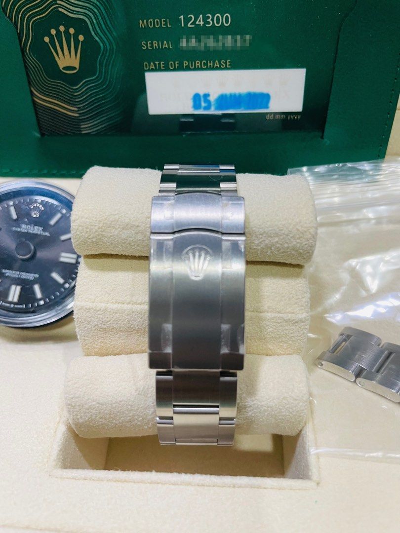 Rolex OP41 Ref No. 124300 (Tiffany Blue Dial - Custom/ Aftermarket ...